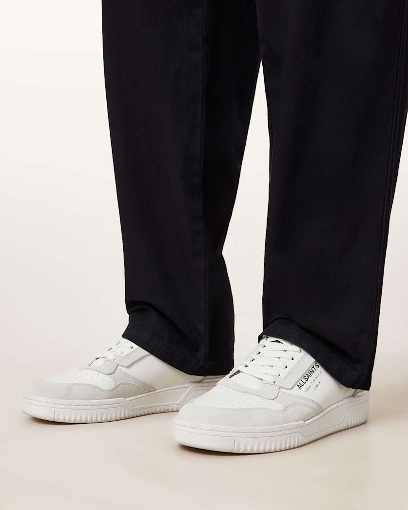 Regan Low Top Sneakers CHALK WHITE/BLACK | ALLSAINTS US